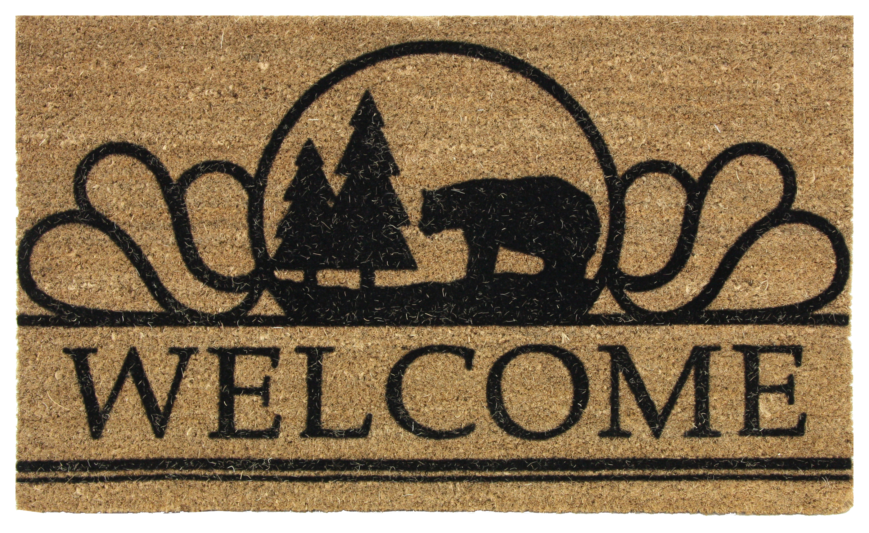 Bacova Welcome Bear Heavy-Duty Entrance Mat | Bass Pro Shops
